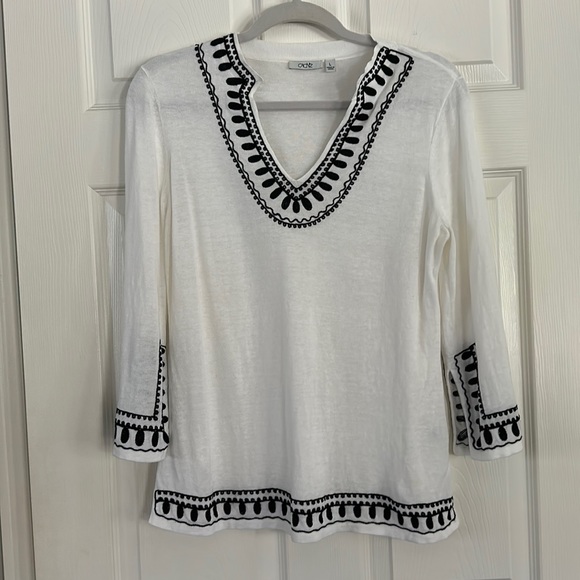 Cache | Tops | Cach Light Weight Knit Boho Top | Poshmark